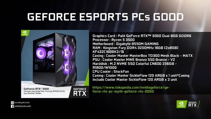 GeForce RTX PCs dan GeForce Esports PC, Hadirkan Performa Tinggi bagi ...